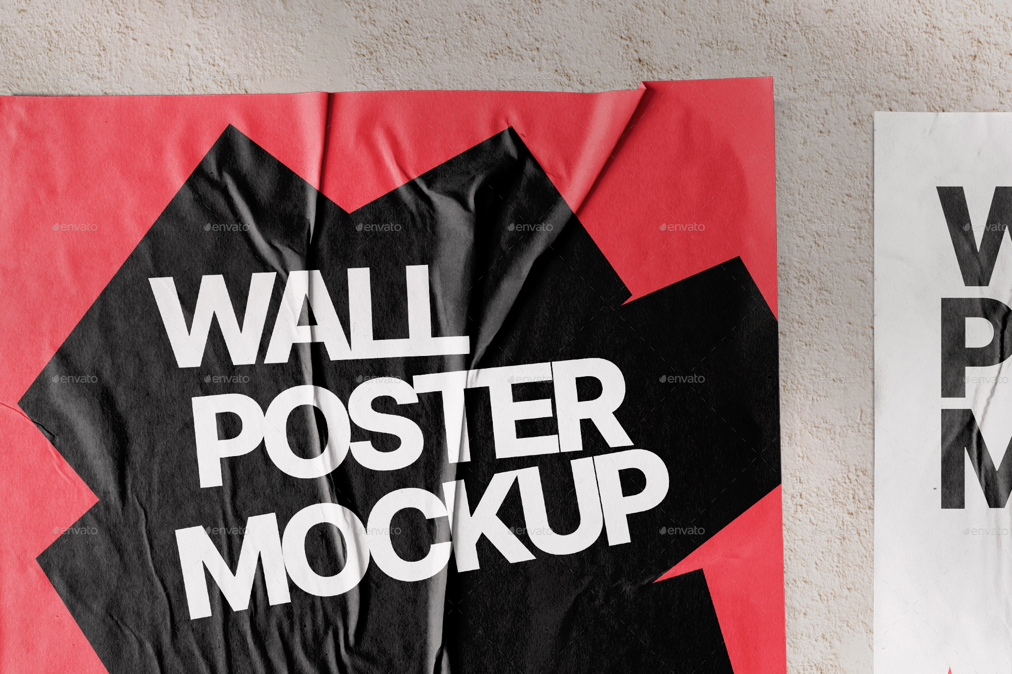 Wall Poster Mockup V2, Graphics | GraphicRiver