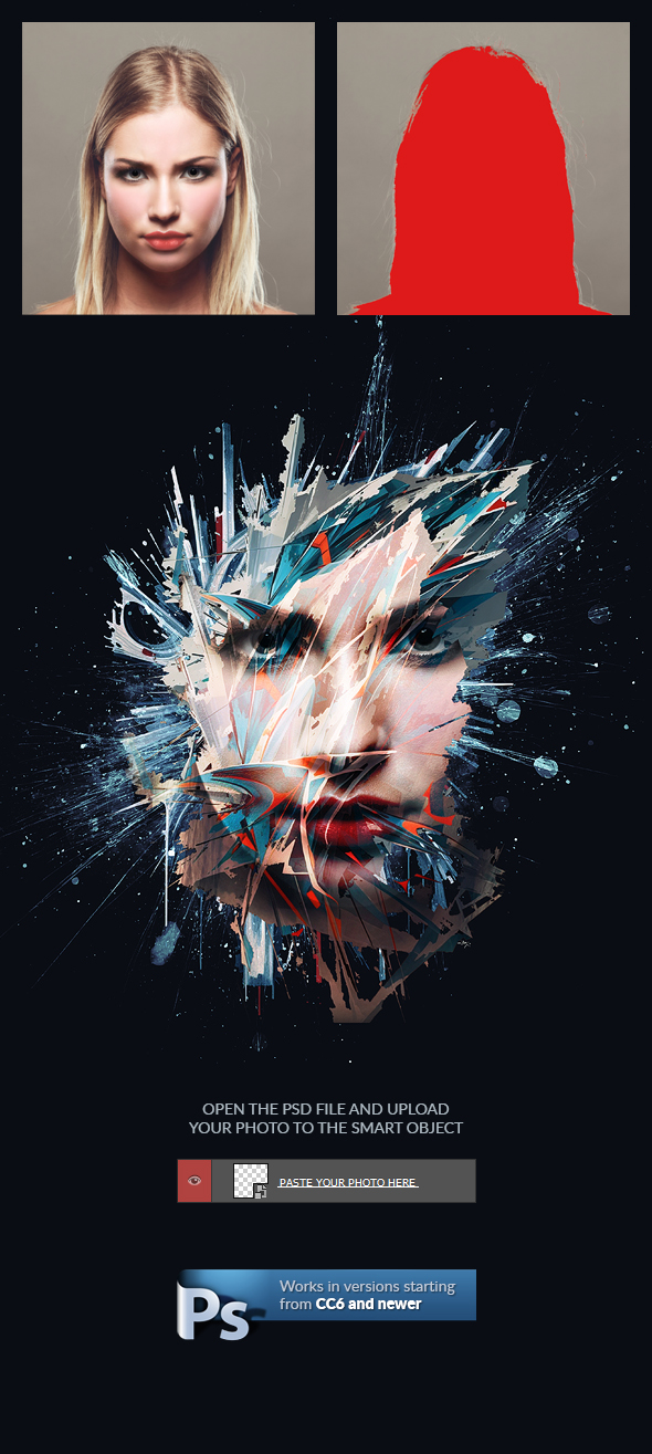 Abstract Painter Smart Object, Add-ons | GraphicRiver