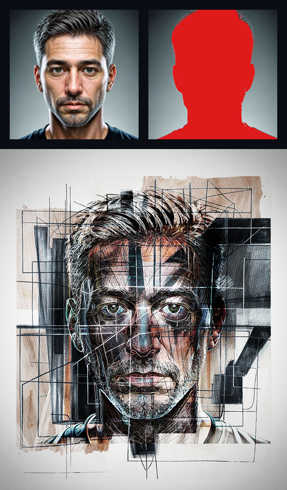 Geometric Drawing Smart Object, Add-ons | GraphicRiver