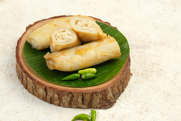 Sosis Solo,Popular snack from Solo, Central Java, Indonesia. Stock ...