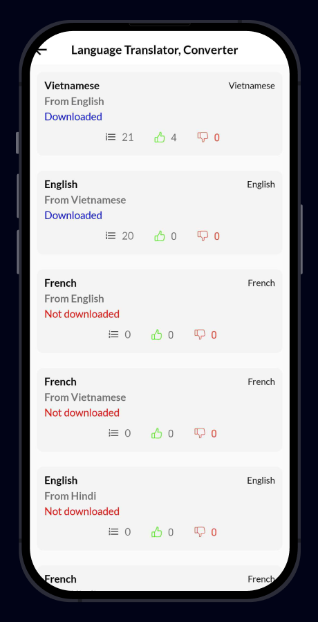 Language Translator - Voice Translator - Vocabulary Exercise- English ...