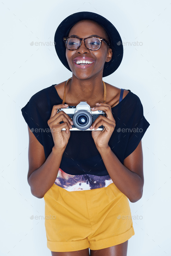 Fun with vintage cameras Stock Photo by YuriArcursPeopleimages | PhotoDune