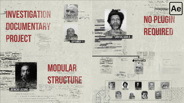 Investigation Documentary Project, After Effects Project Files | VideoHive