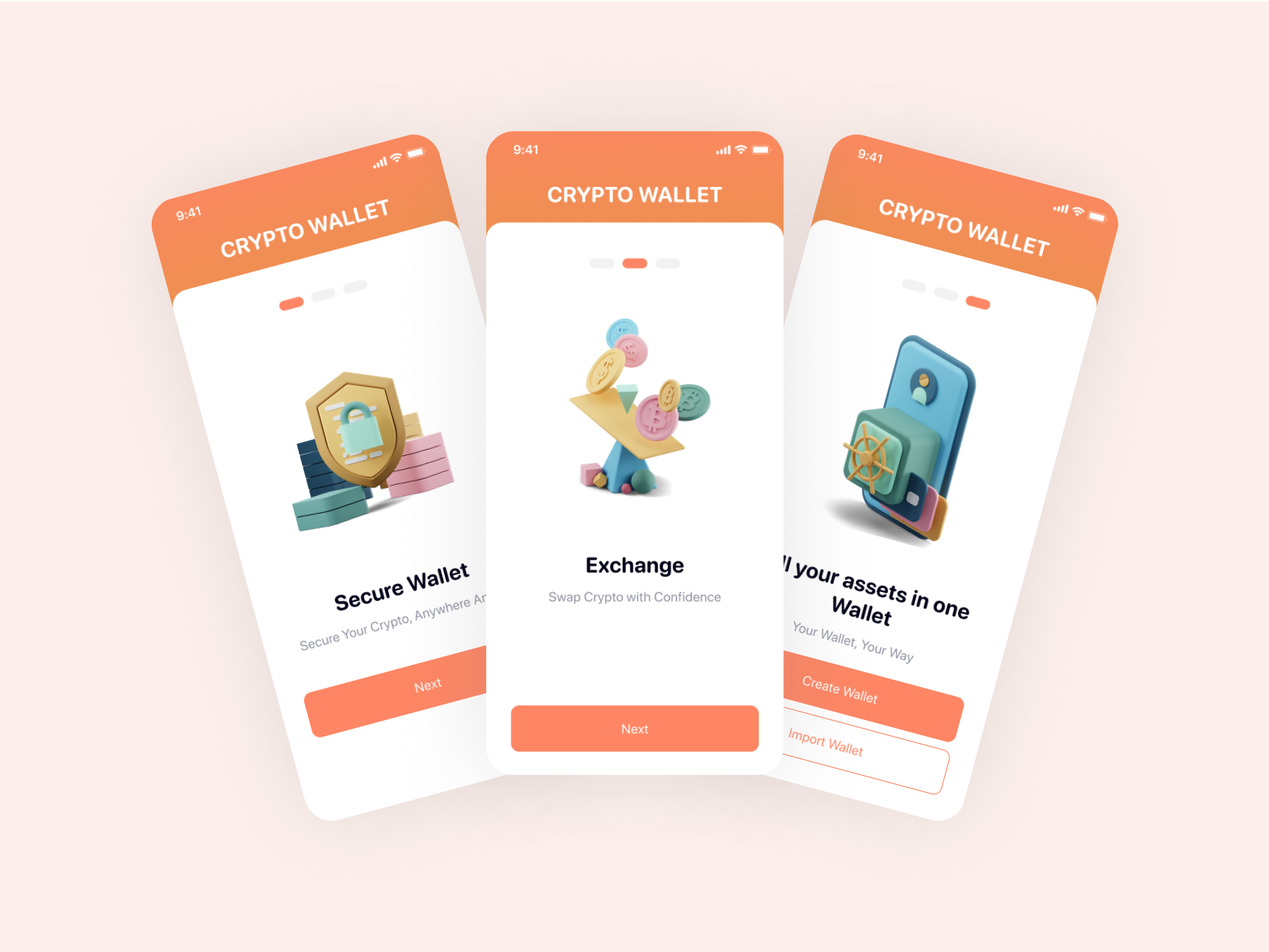 Flutter - Ultimate Crypto Wallet Solution: Fully Functional Mobile App with Admin Panel by blockyfy