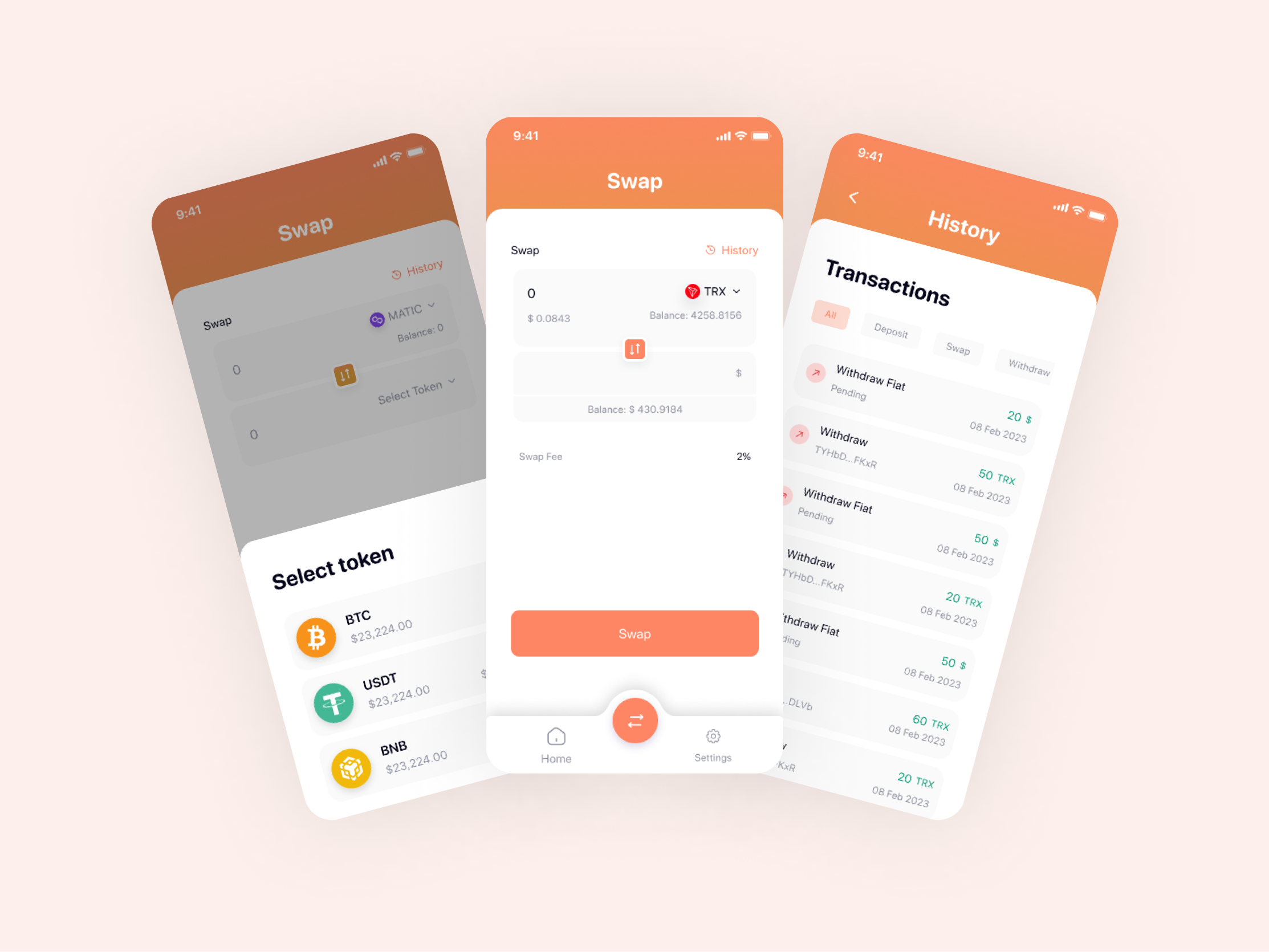 Flutter - Ultimate Crypto Wallet Solution: Fully Functional Mobile App with Admin Panel by blockyfy