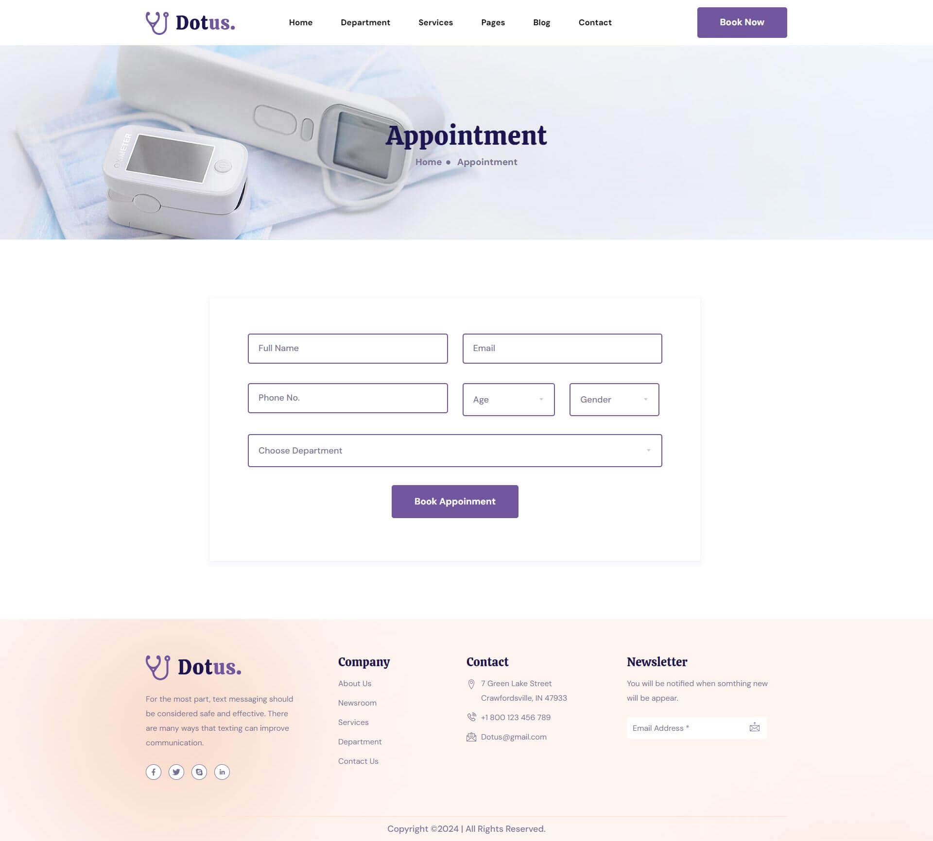 Dotus - Health & Medical Elementor Template Kit by wpoceans | ThemeForest
