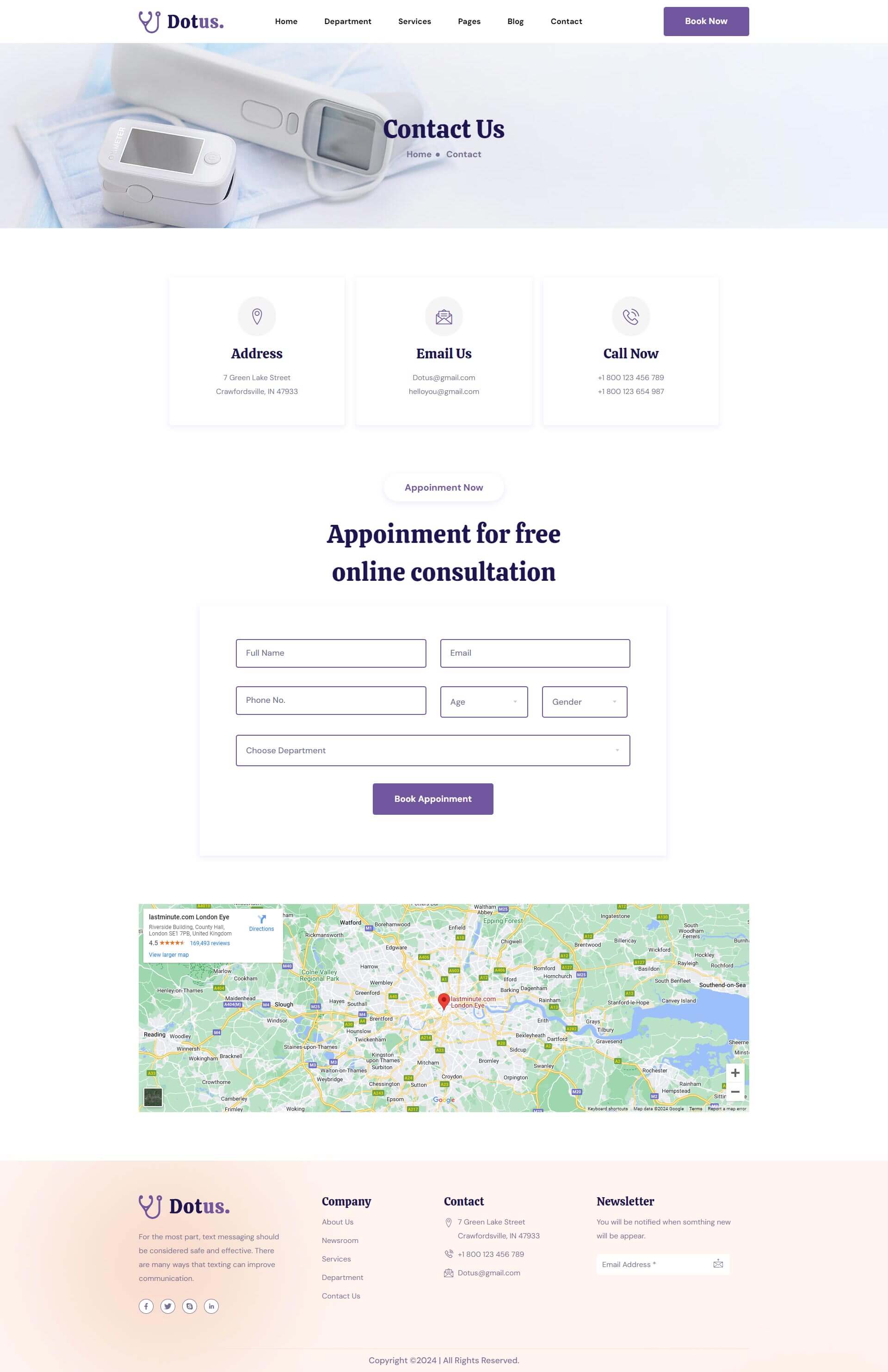 Dotus - Health & Medical Elementor Template Kit by wpoceans | ThemeForest