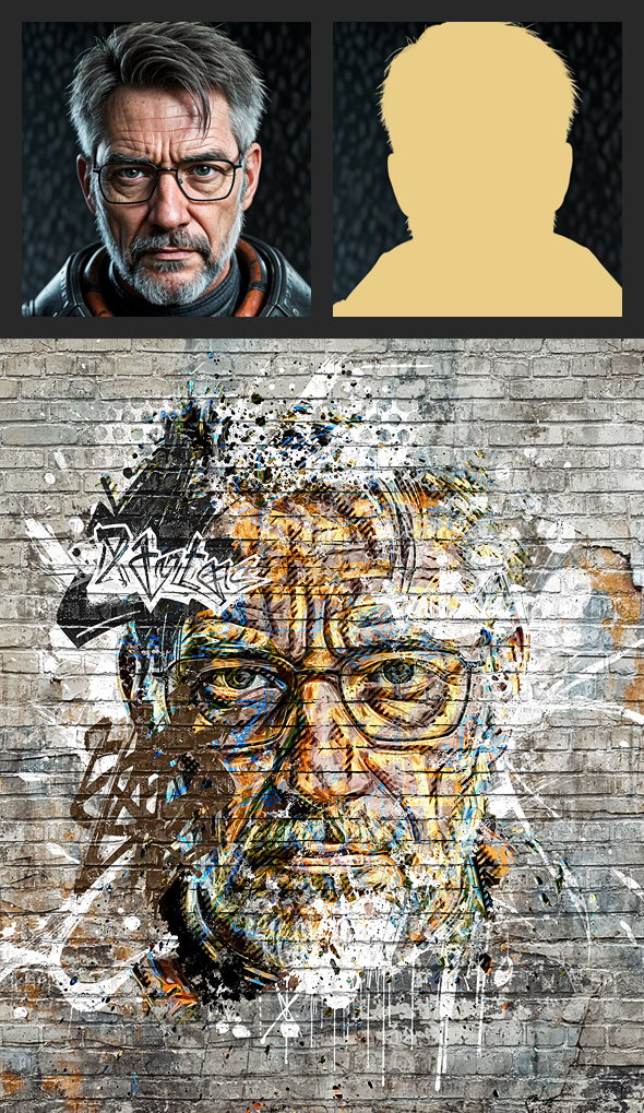 Street Art Template for Photoshop, Add-ons | GraphicRiver