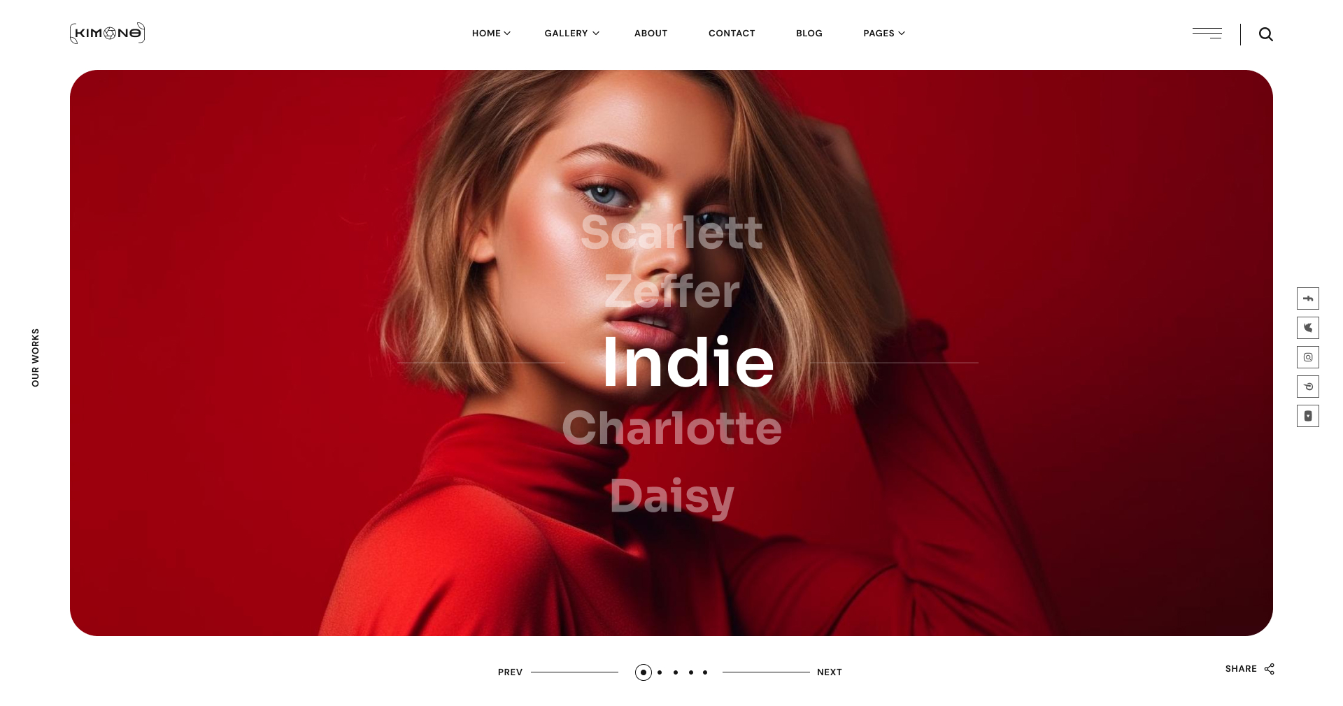 Kimono - Photography Portfolio Figma Template by wpthemebooster ...