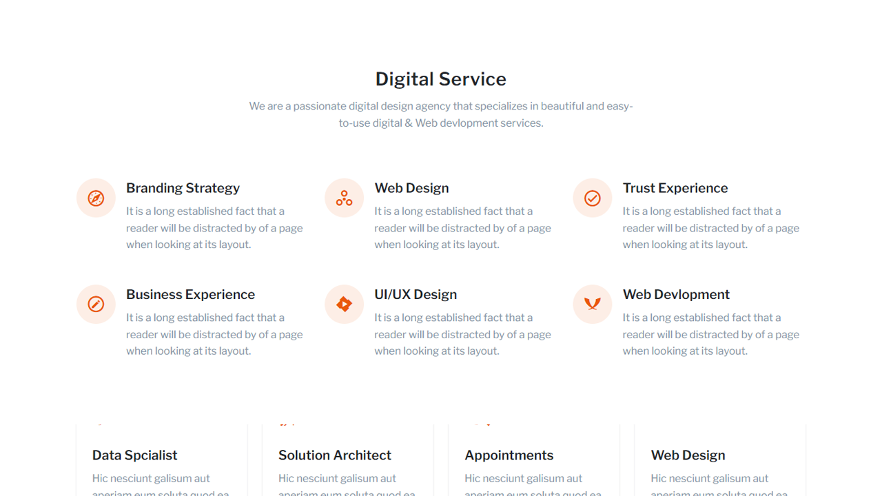 Servlog - Bootstrap 5 Service & Features Section Template by ShreeThemes
