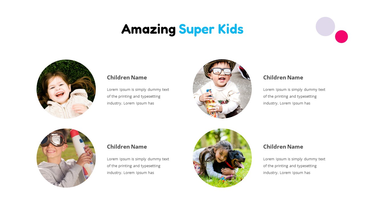 Kids - Children PowerPoint Template, Presentation Templates | GraphicRiver
