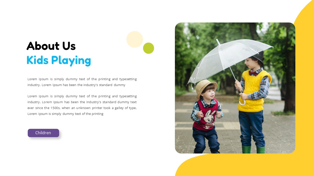 Kids - Children PowerPoint Template, Presentation Templates | GraphicRiver