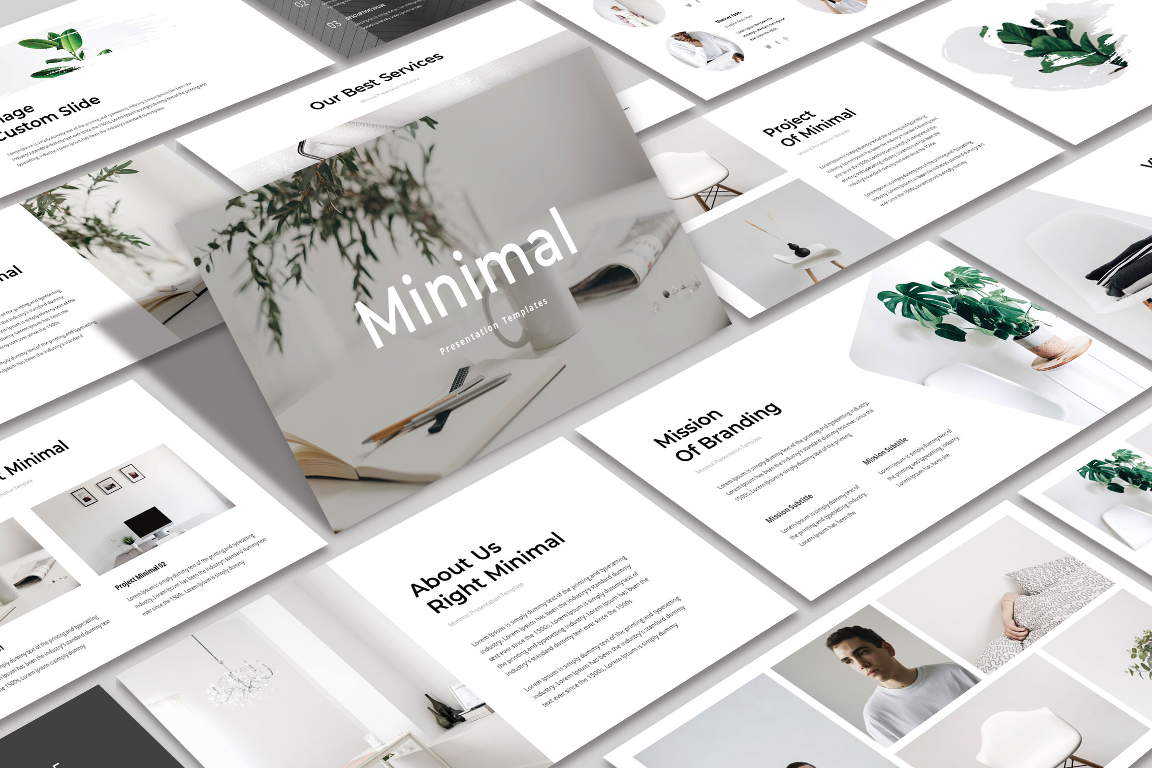 Minimal PPT Presentation, Presentation Templates | GraphicRiver