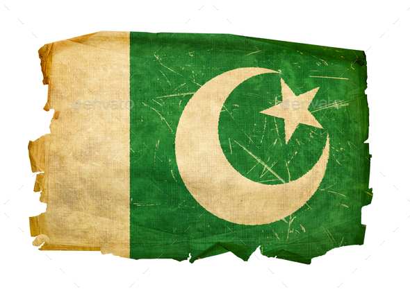Pakistan Flag old. Stock Photo by zeffss | PhotoDune
