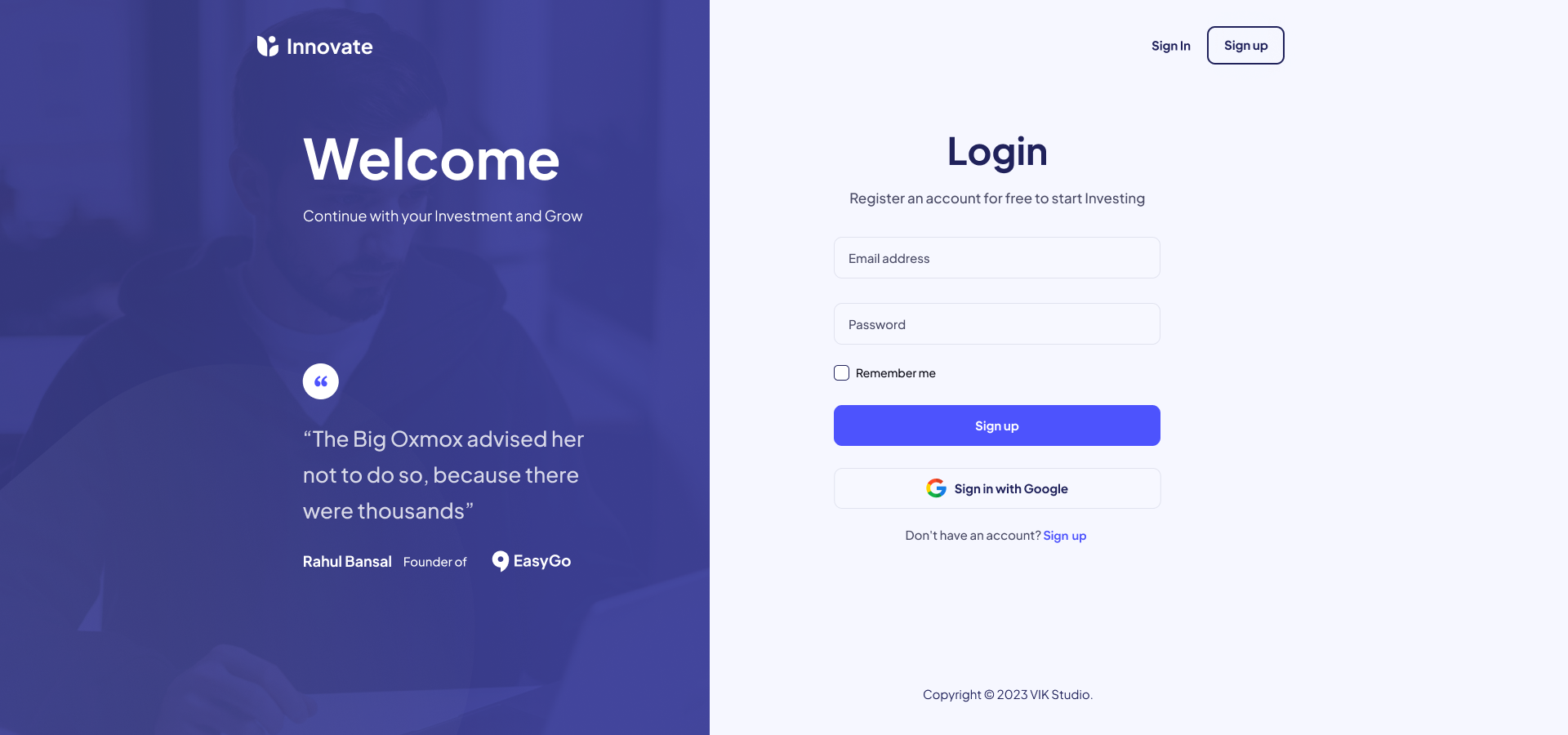 Innovate - Mobile App Figma Website Template by brandexponents ...