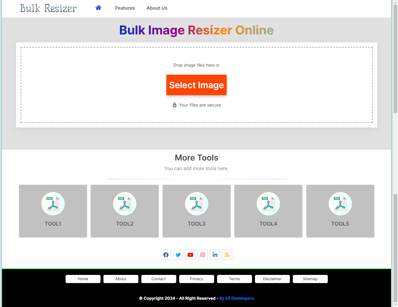 Bulk Image Resizer Theme + Scripts in blogger by SK_Developer_941