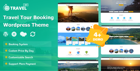 Travel Tour Booking WordPress Theme by PhysCode | ThemeForest