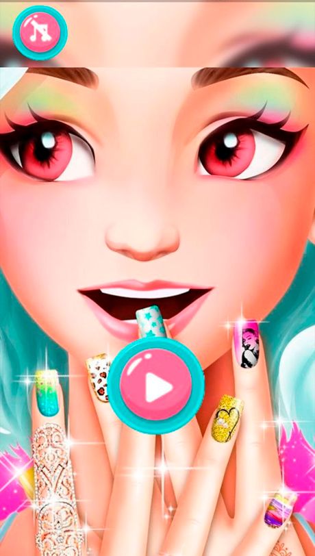 Nail Salon - Art Girls Game - Mobile Flutter Game by AlphaBetaGammaStudio