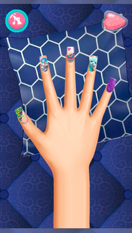Nail Salon - Art Girls Game - Mobile Flutter Game by AlphaBetaGammaStudio