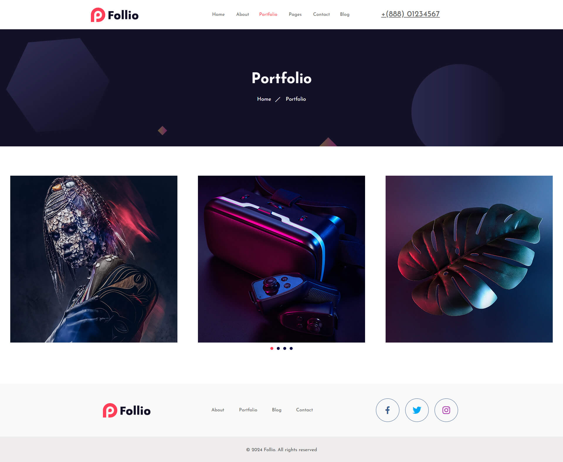 Follio - Personal Portfolio Elementor Template Kit by wpoceans ...