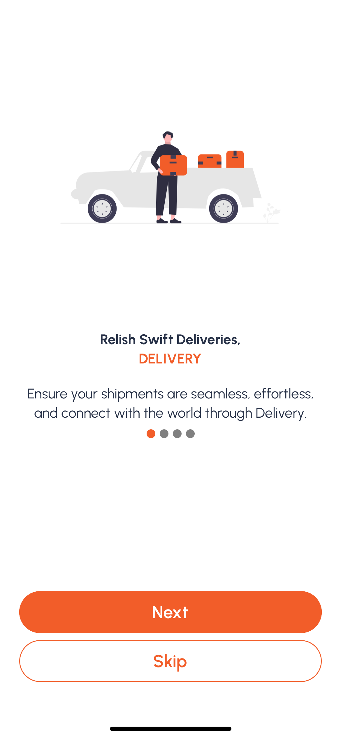 Delivery - Shipping & Delivery React Native Expo App Ui Kit by lalastudio12