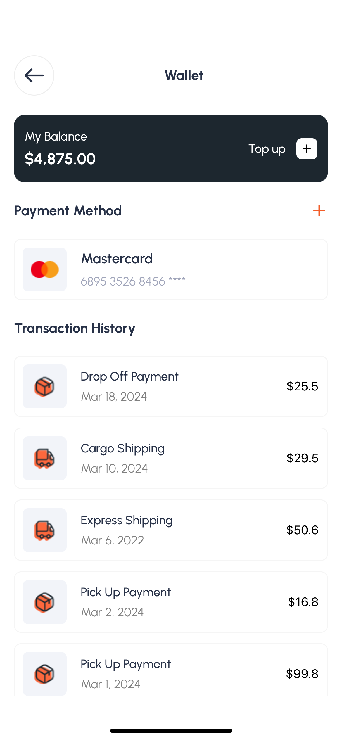 Delivery - Shipping & Delivery React Native Expo App Ui Kit by lalastudio12