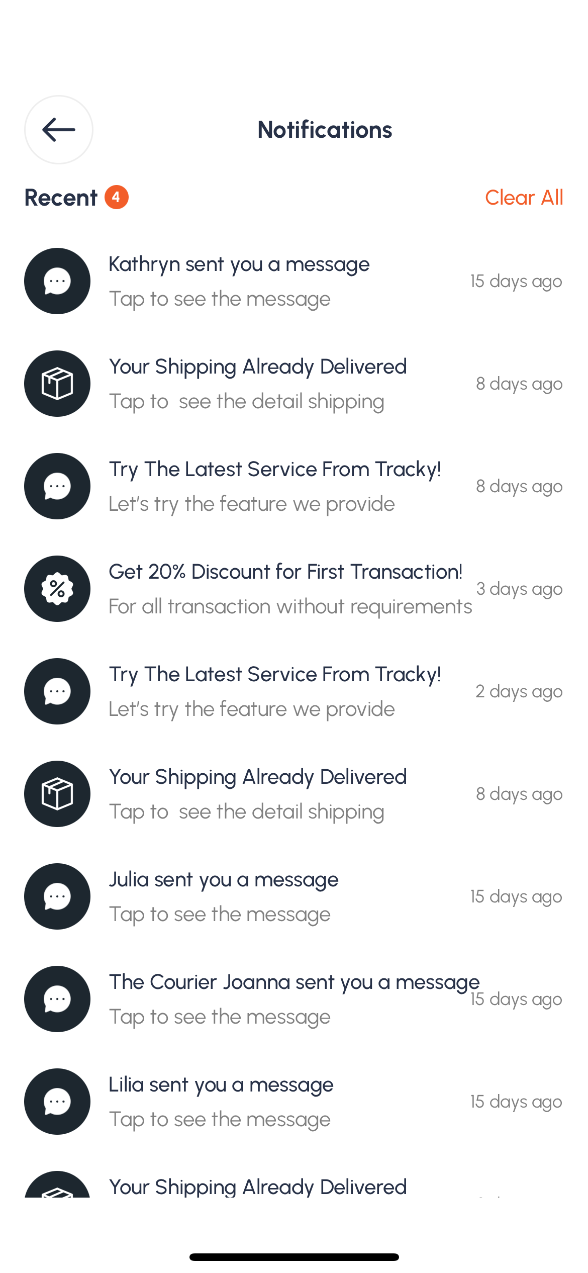 Delivery - Shipping & Delivery React Native CLI App Ui Kit by lalastudio12