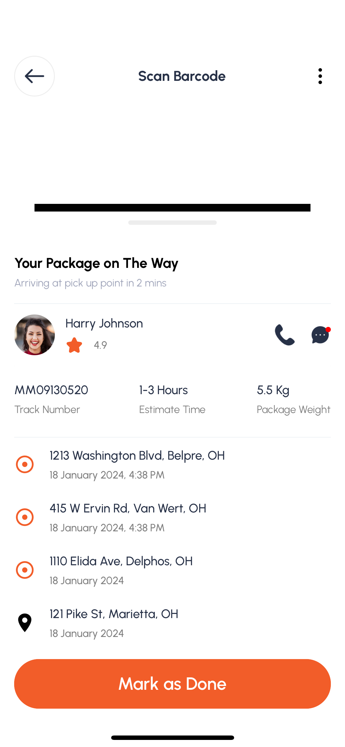 Delivery - Shipping & Delivery React Native CLI App Ui Kit by lalastudio12
