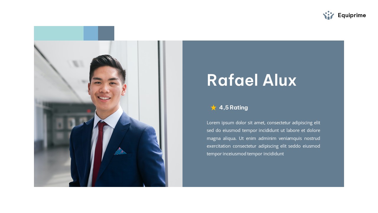 Equiprime - Investor Pitch PowerPoint Template, Presentation Templates