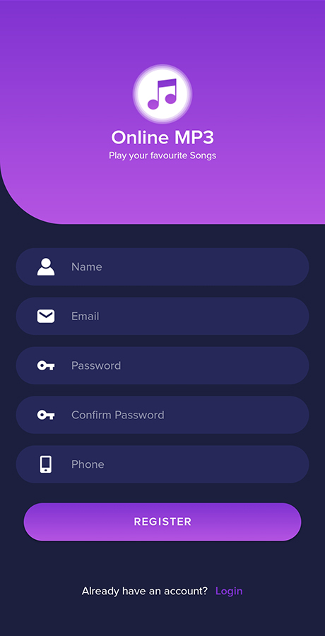 Android Music Player - Online MP3 (Songs) App by viaviwebtech | CodeCanyon