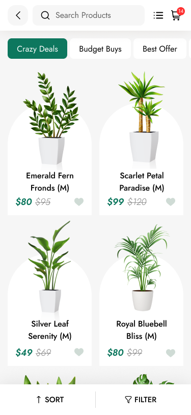 PlantZone - Plants Store Figma Mobile App UI Kit by DexignZone ...