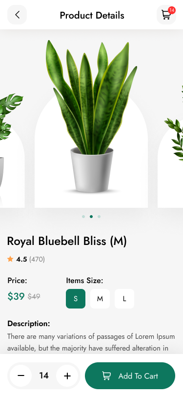 PlantZone - Plants Store Figma Mobile App UI Kit by DexignZone ...