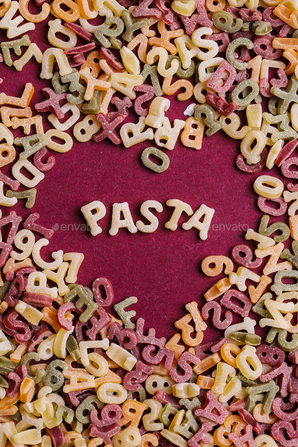 Pasta letters Stock Photo by Microstock_Growth | PhotoDune