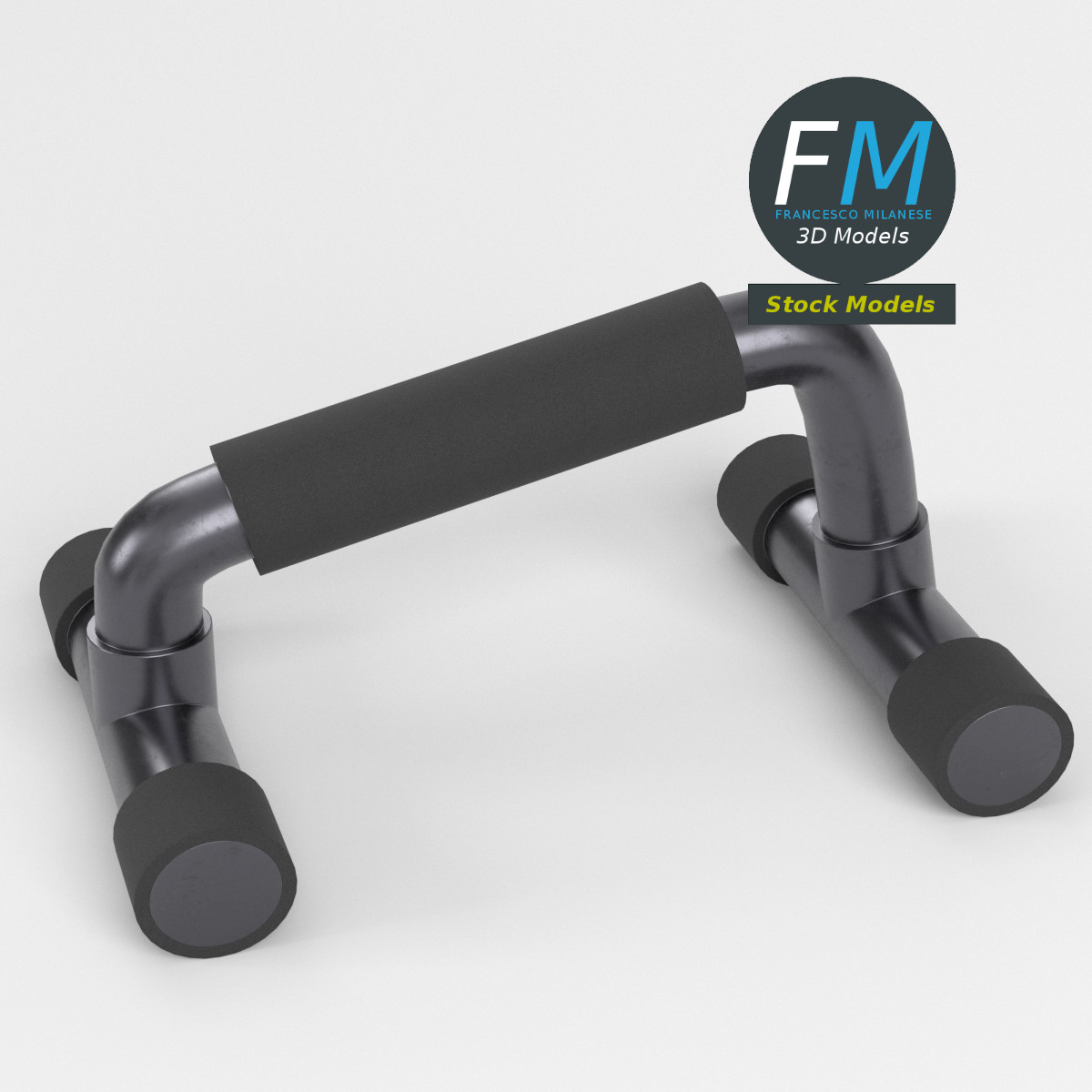 Gym push-up bar by FrancescoMilanese85 | 3DOcean