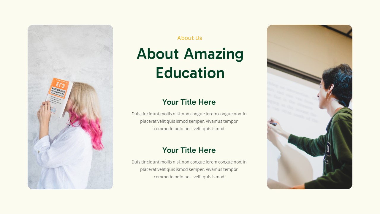 Edulearn - Education Google Slides Template, Presentation Templates