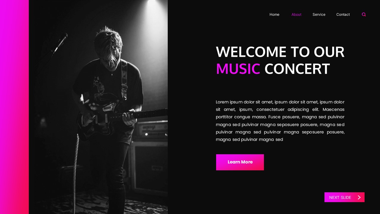 Allnight - Music Google Slide Templates, Presentation Templates ...