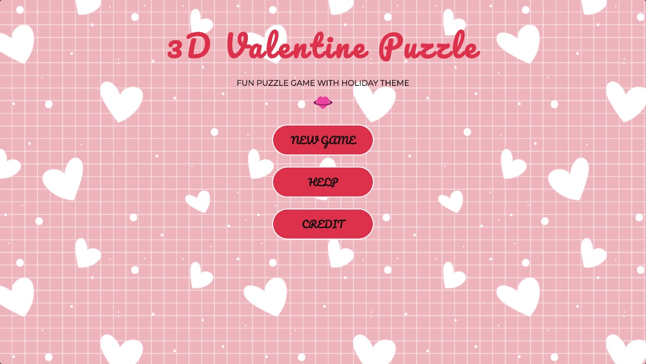 3D Valentine Puzzle - Cross Platform Puzzle Game by raizensoft | CodeCanyon