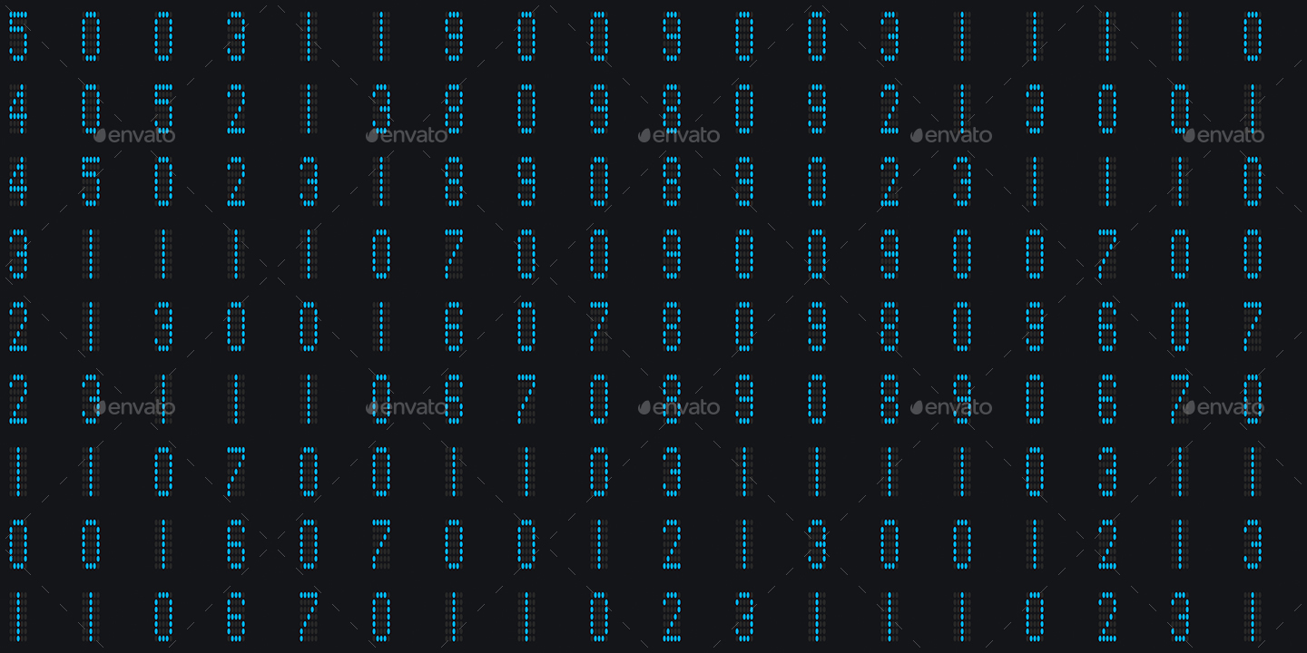 40 Scoreboard Numbers Backgrounds by TexturesStore | 3DOcean