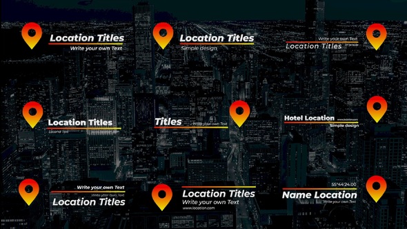 Location Titles, DaVinci Resolve Templates | VideoHive