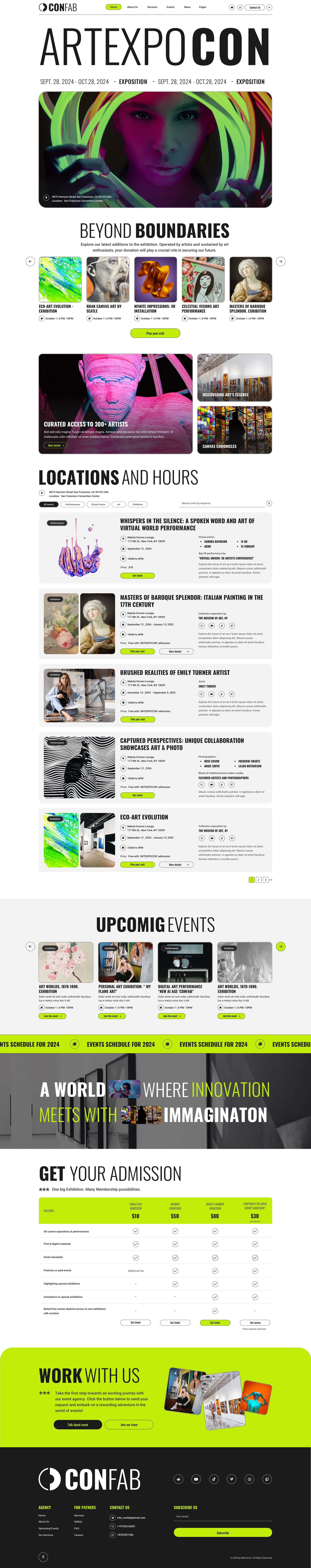 Confab – Event Agency Template for Figma by merkulove | ThemeForest