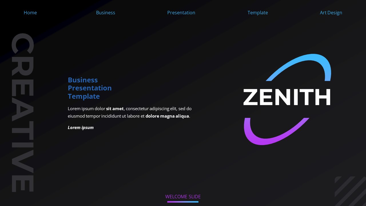 Zenith - Business PowerPoint Template, Presentation Templates ...