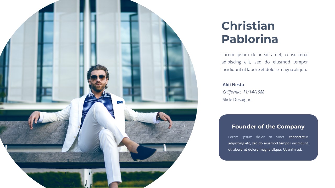 Conceal - Modern Business PowerPoint Template, Presentation Templates