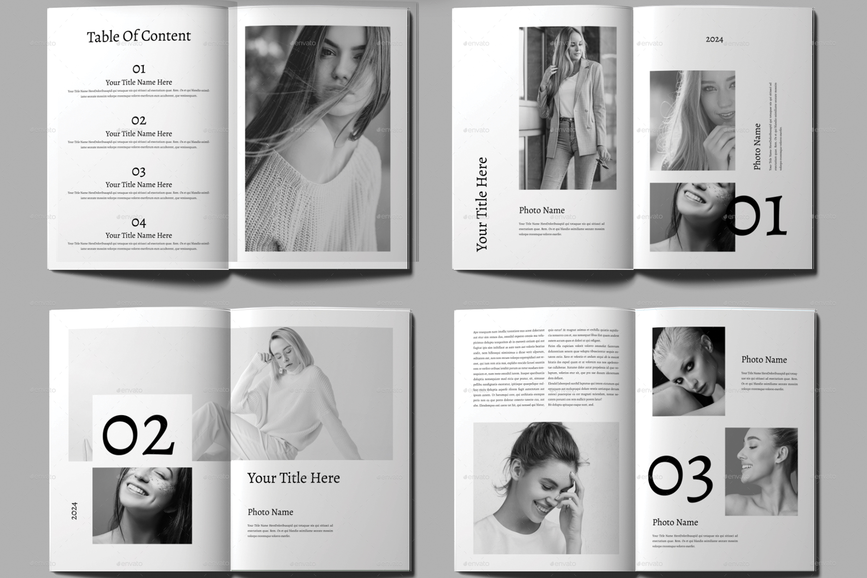Photo Magazine Template, Print Templates | GraphicRiver