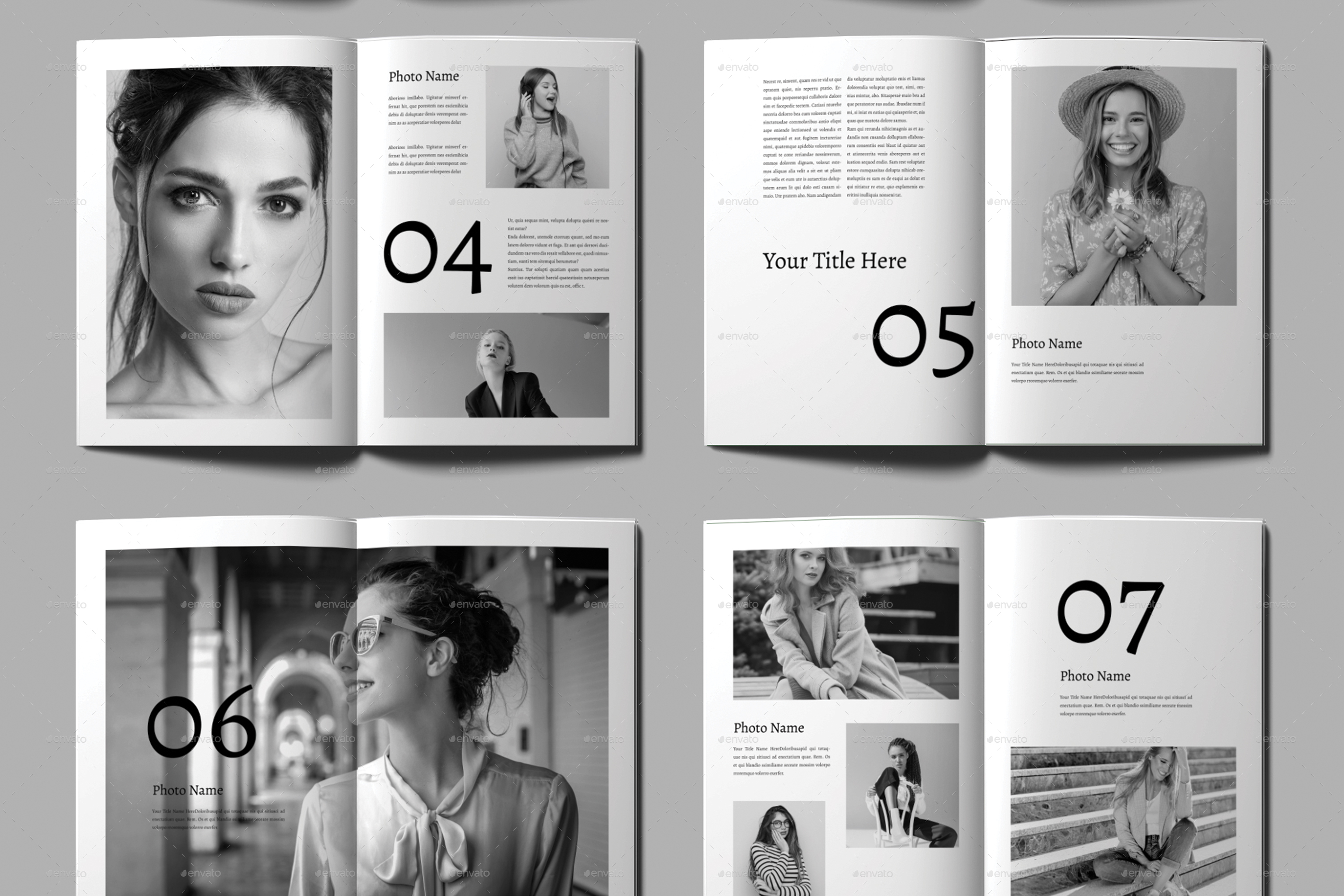 Photo Magazine Template, Print Templates | GraphicRiver