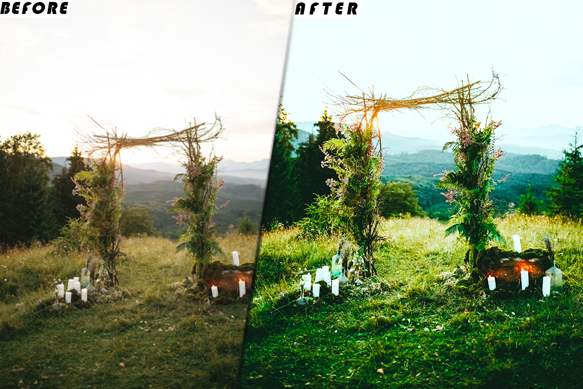 Airy Green Filter Lightroom Presets - Photoshop And luts Videos ...