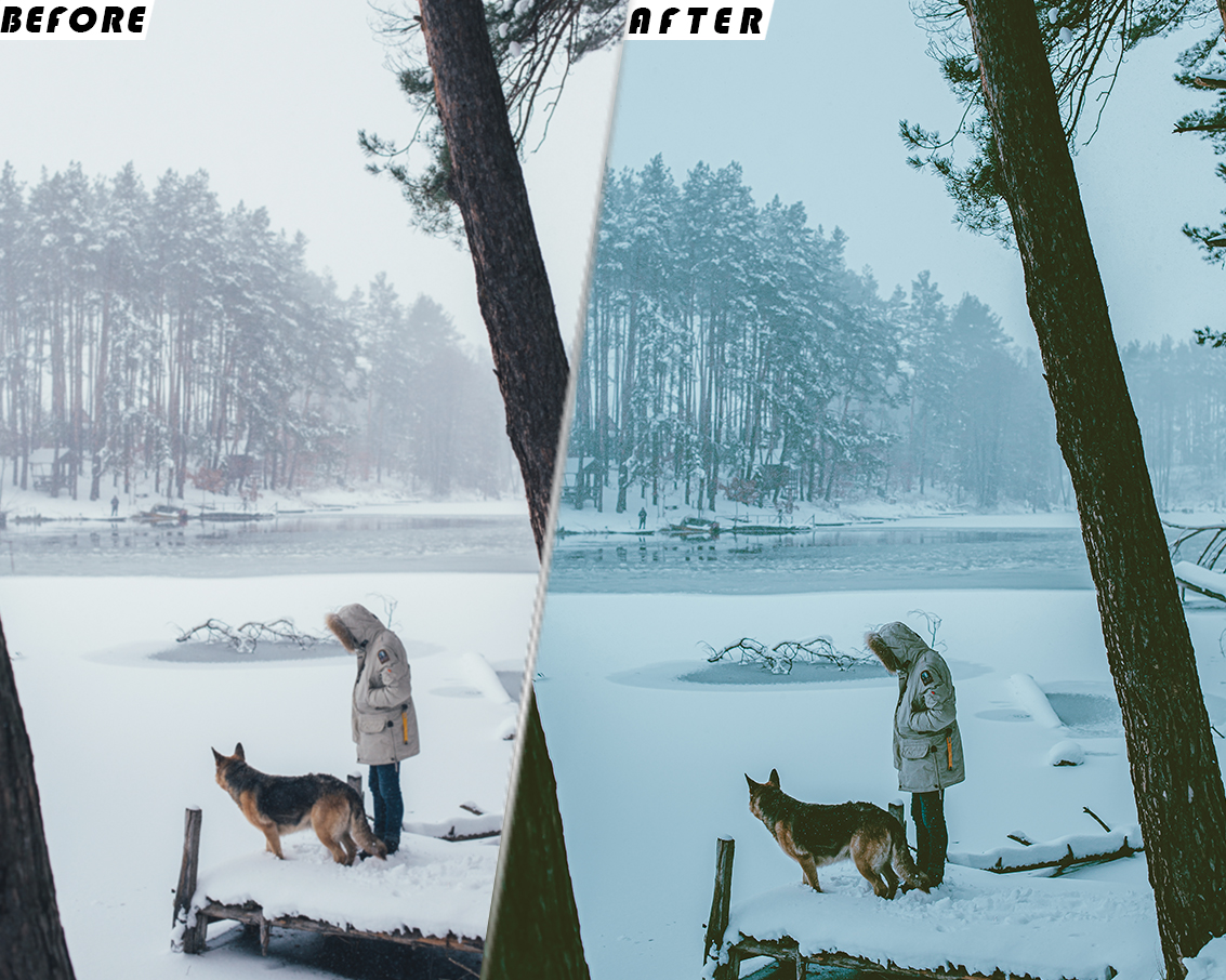 Snow Mood Lightroom Presets - Photoshop And luts Videos Premiere Pro ...