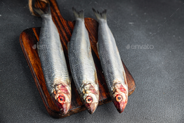 herring fish fresh raw seafood tasty eating cooking appetizer meal food ...