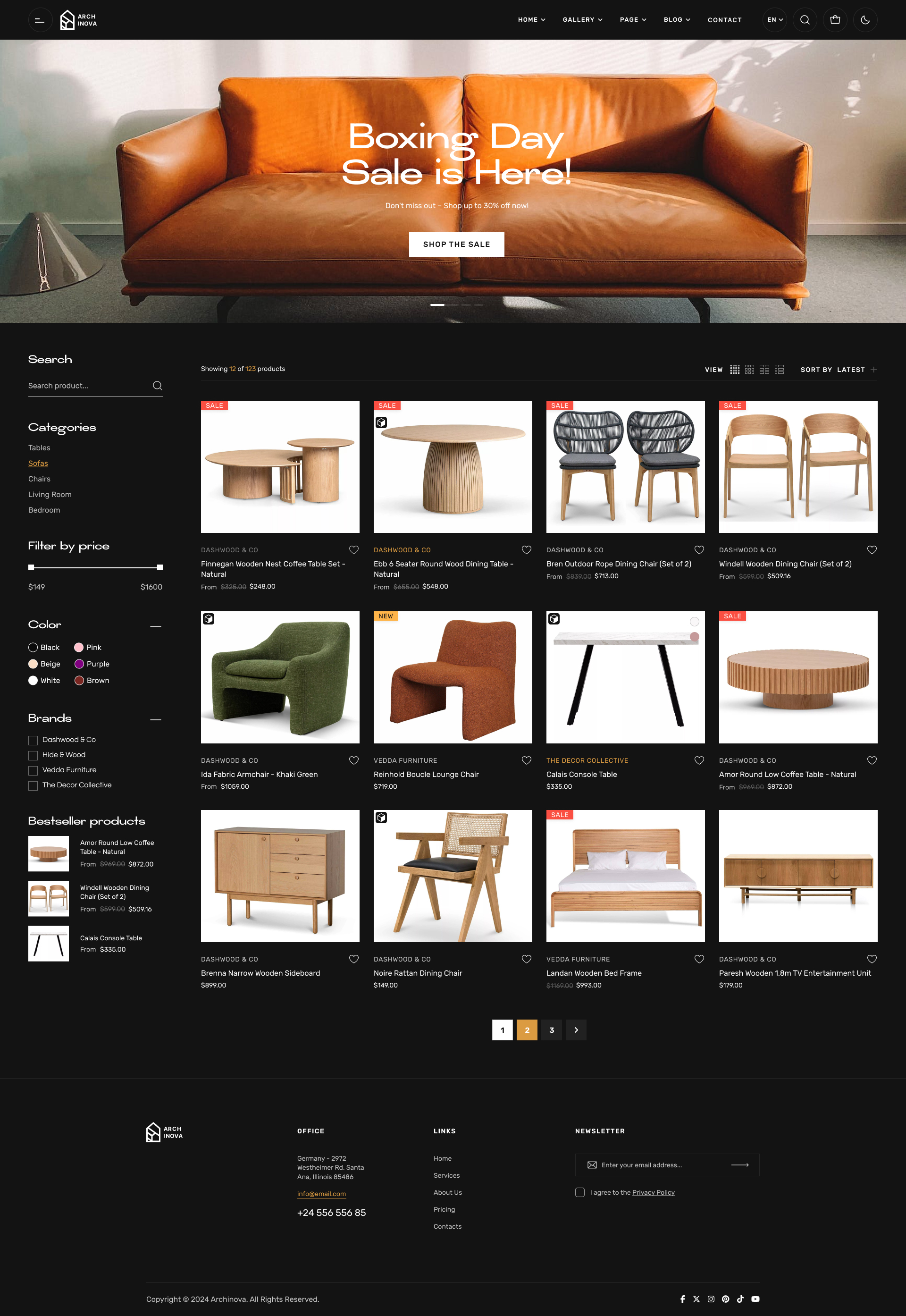 Archinova - Architecture & Interior Design Figma Template by jwsthemes