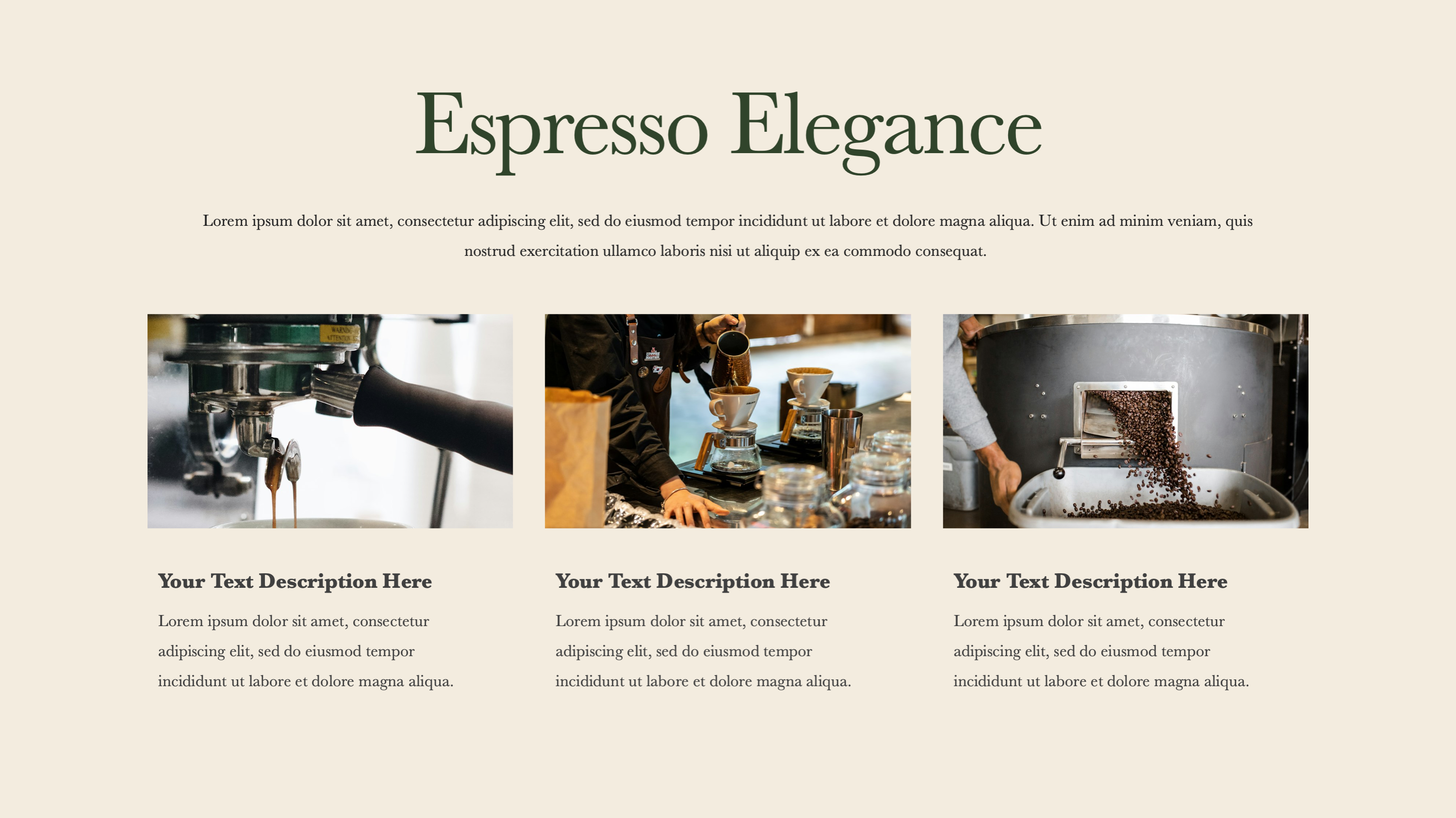 Coffee Shop Profile Presentation, Presentation Templates | GraphicRiver