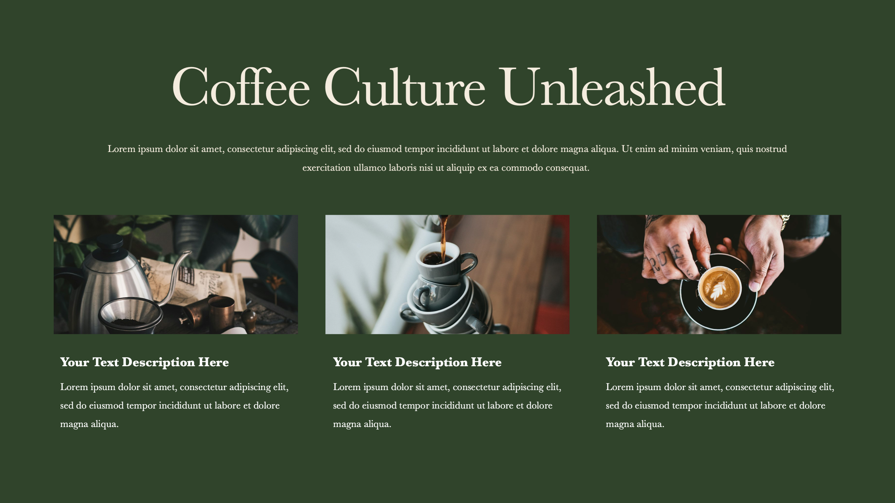Coffee Shop Profile Presentation, Presentation Templates | GraphicRiver
